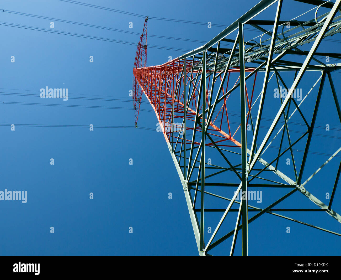 High voltage power transmissions pylons hi-res stock photography and ...