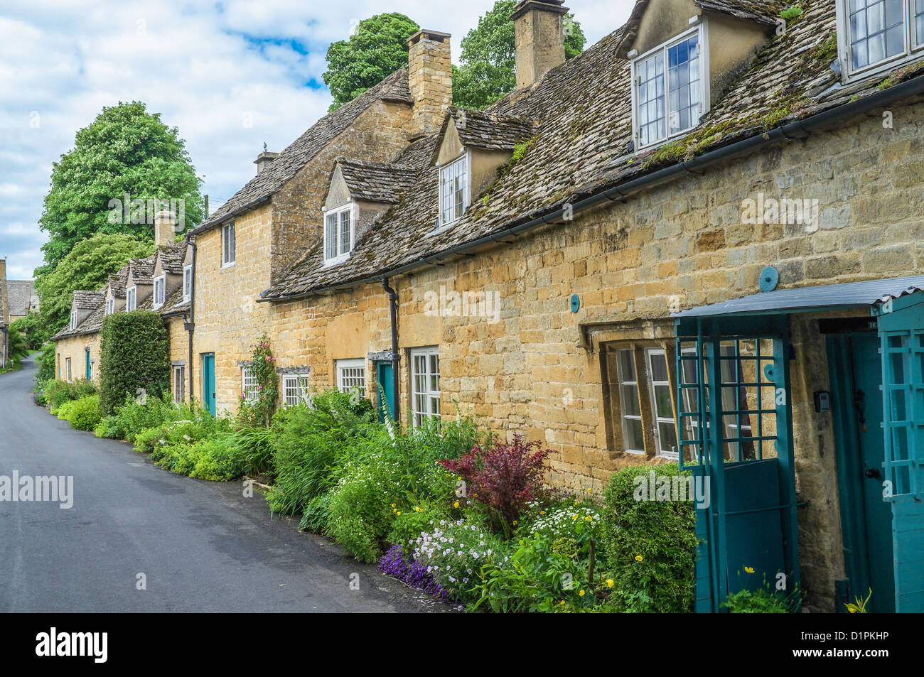 The Cotswold village of Snowshill, Gloucestershire, England, UK Stock ...