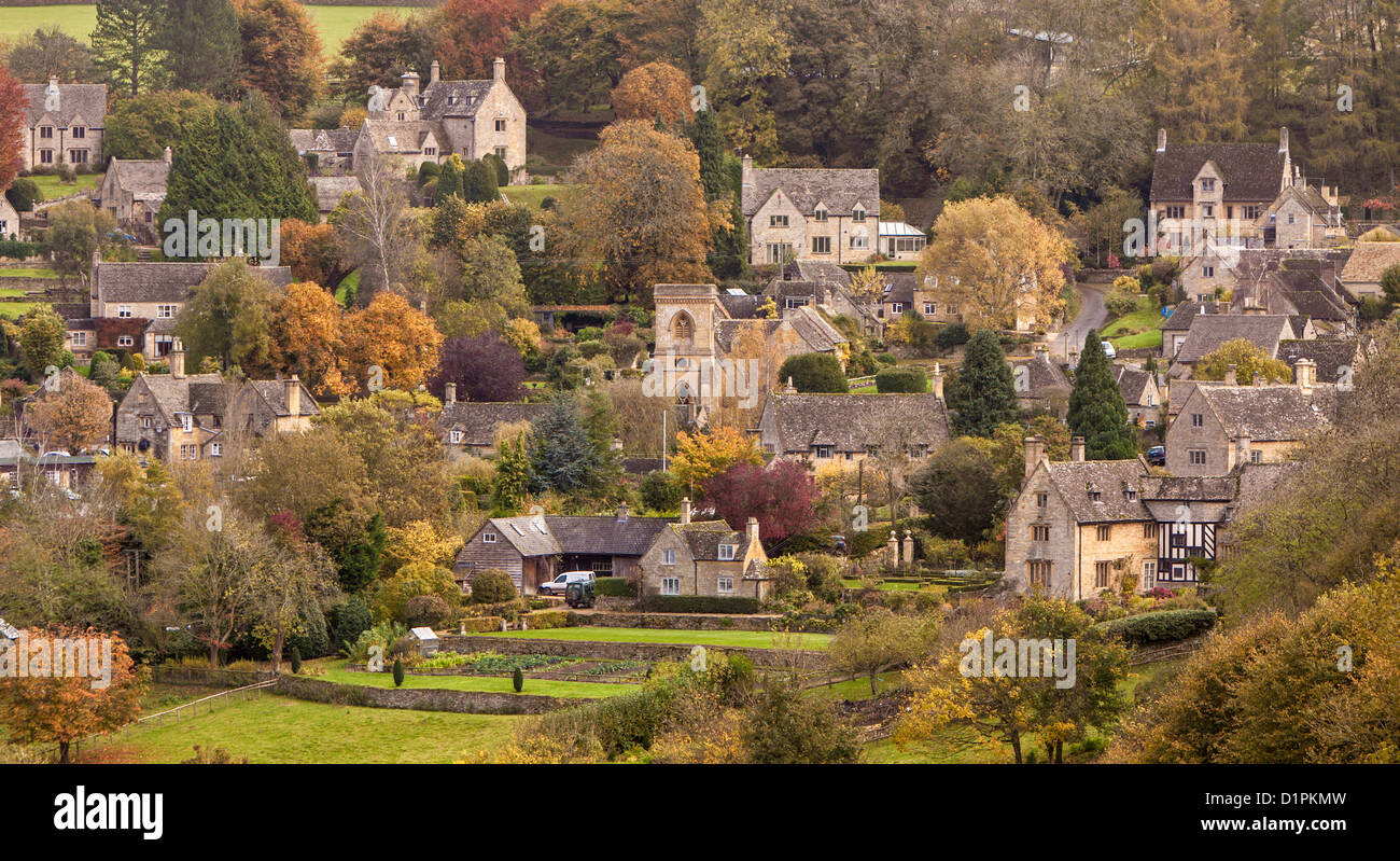 The Cotswold village of Snowshill, Gloucestershire, England, UK Stock ...