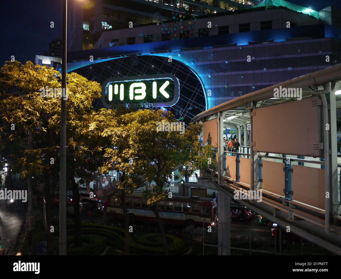 MBK shopping center thailand Stock Photo - Alamy