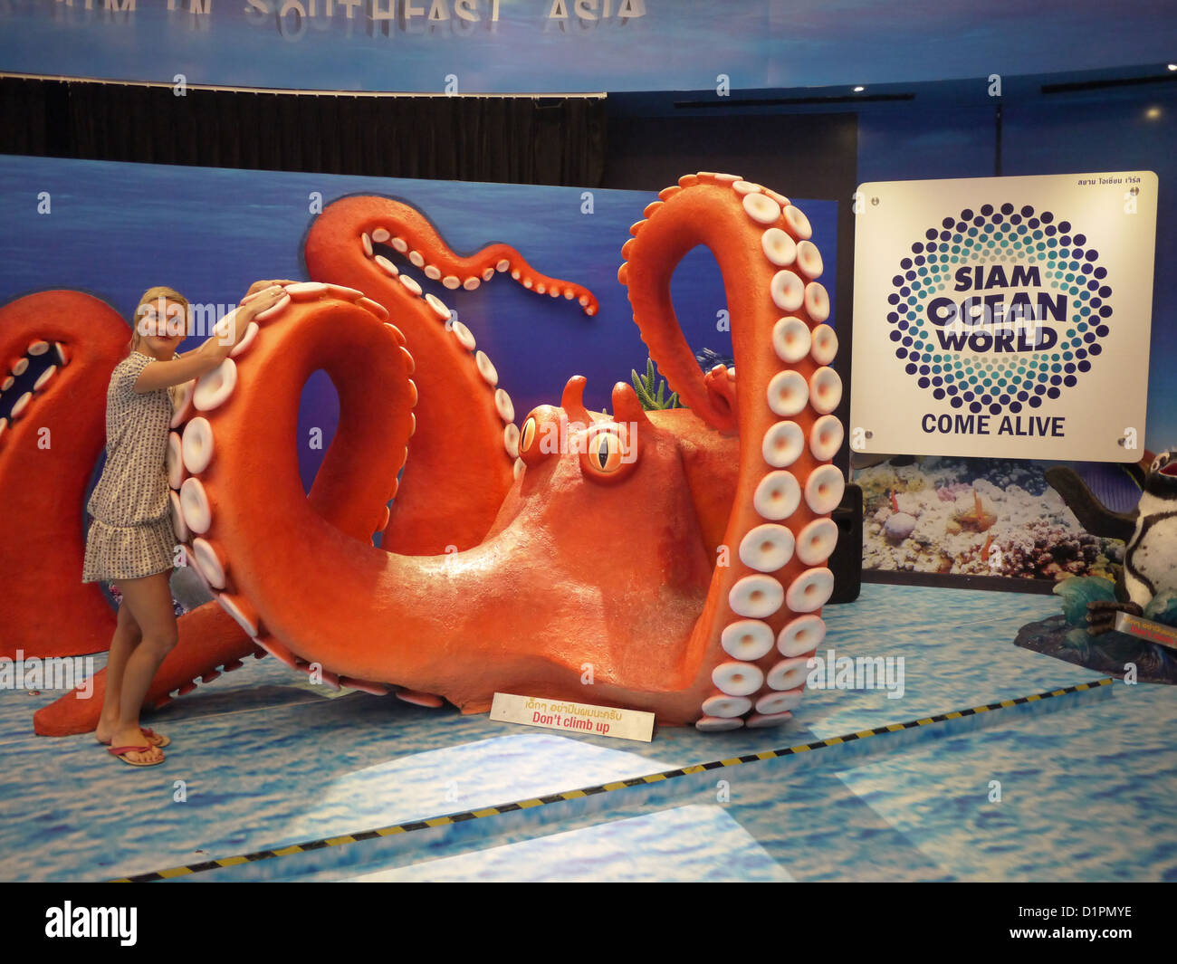 siam ocean world tourist Stock Photo - Alamy