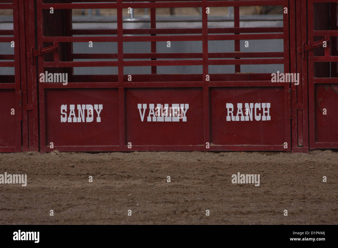 SANDY VALLEY RANCH ENTRANCE Stock Photo - Alamy