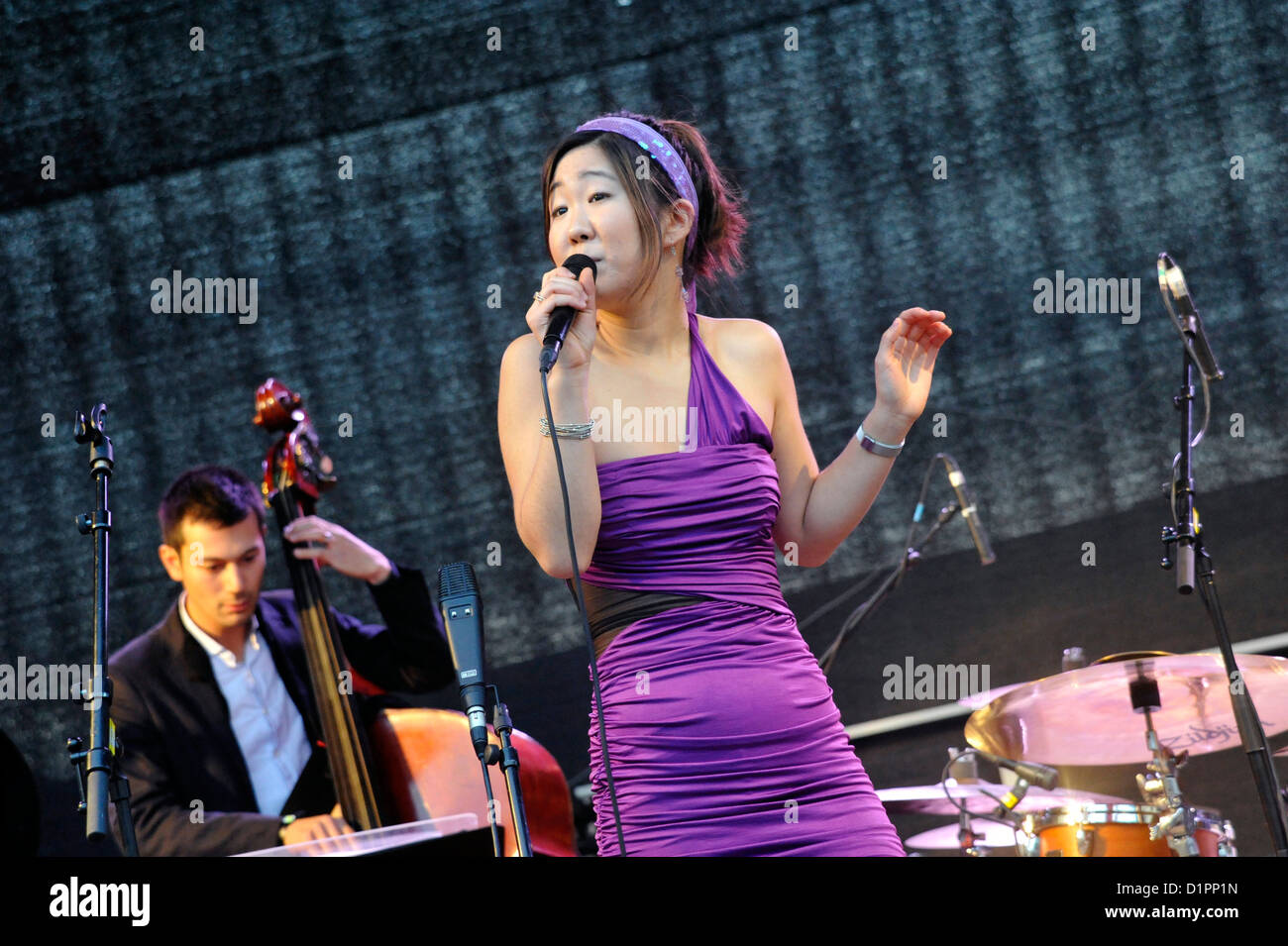 American jazz musician Grace Kelly performing at Stockholm Jazz ...