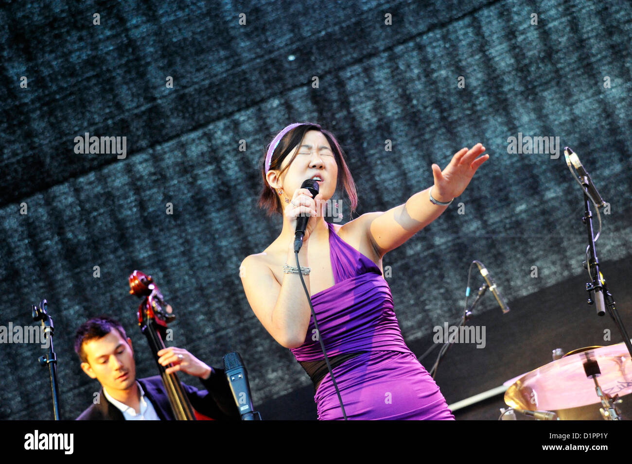 American jazz musician Grace Kelly performing at Stockholm Jazz ...