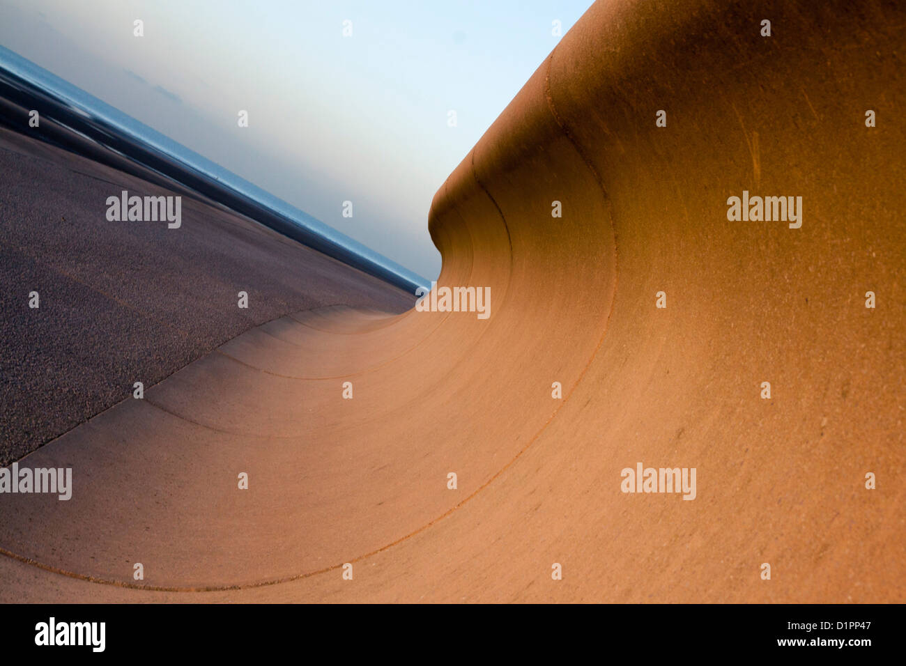 Sea Wall Blackpool Stock Photo - Alamy