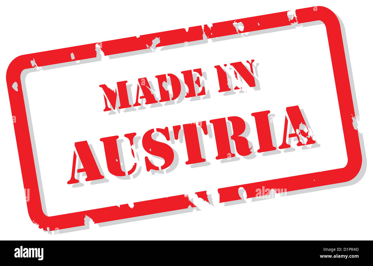 Austria post stamp Cut Out Stock Images & Pictures - Alamy