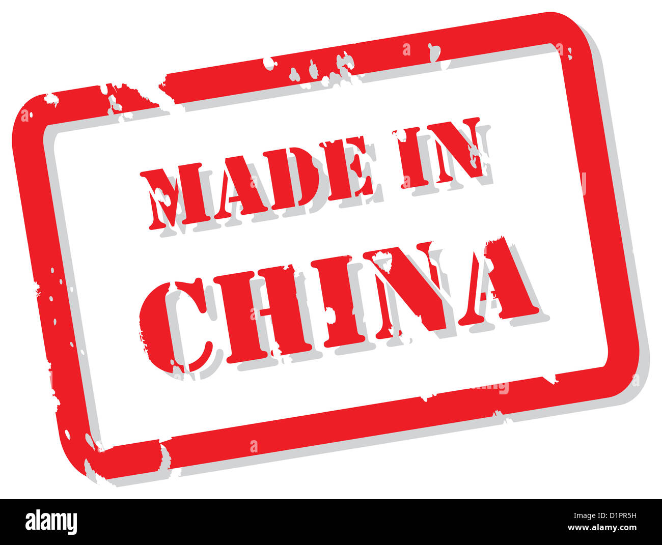 Made in china stamp hi-res stock photography and images - Alamy