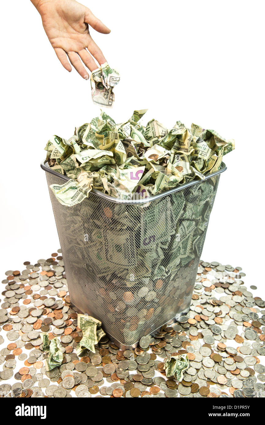 Throwing away trash hi-res stock photography and images - Alamy