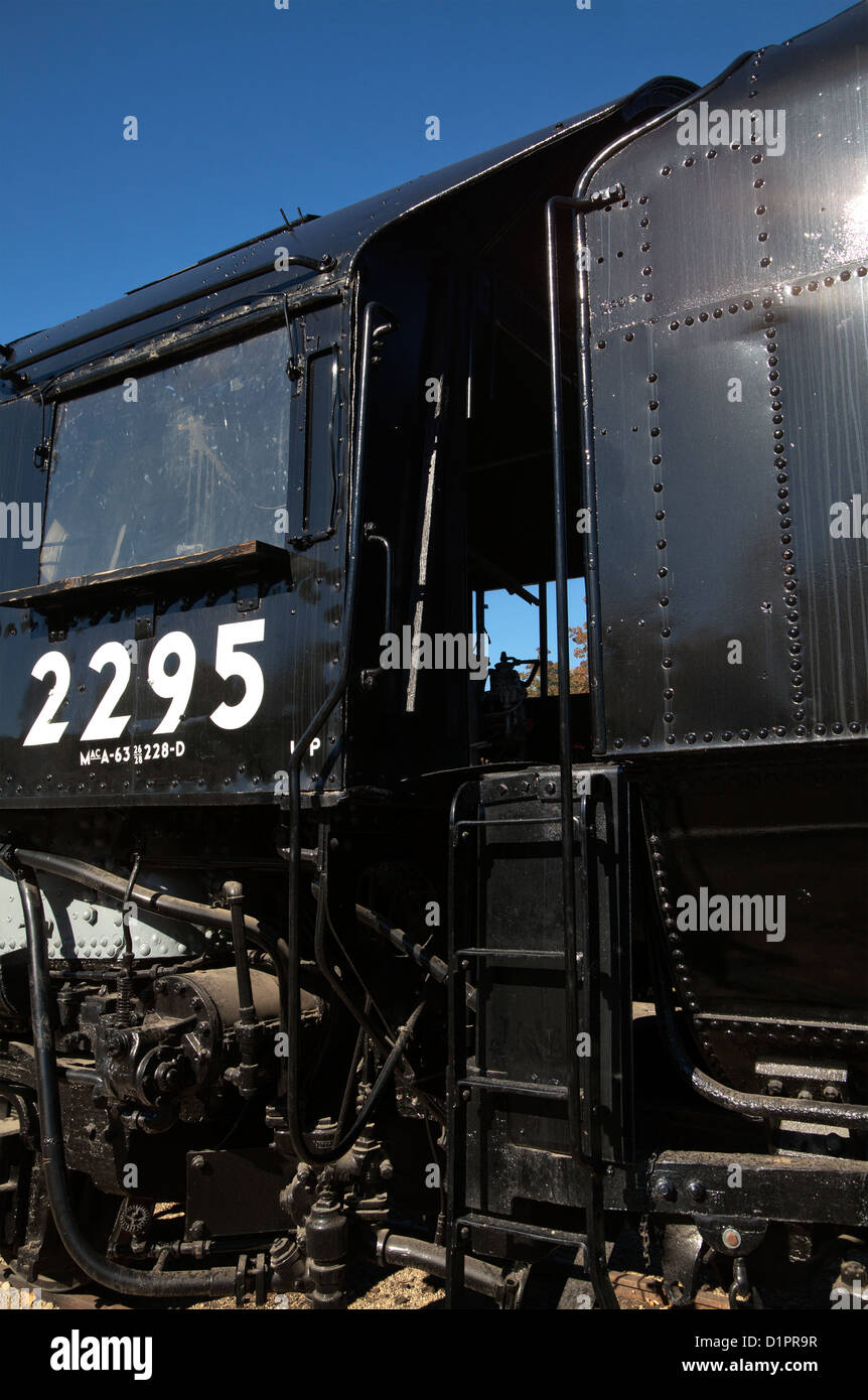 Steam Locomotive cockpit cabin, US, 2012 Stock Photo - Alamy