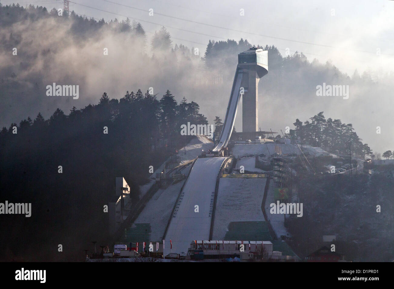 Bergisel ski jump view hi-res stock photography and images - Alamy