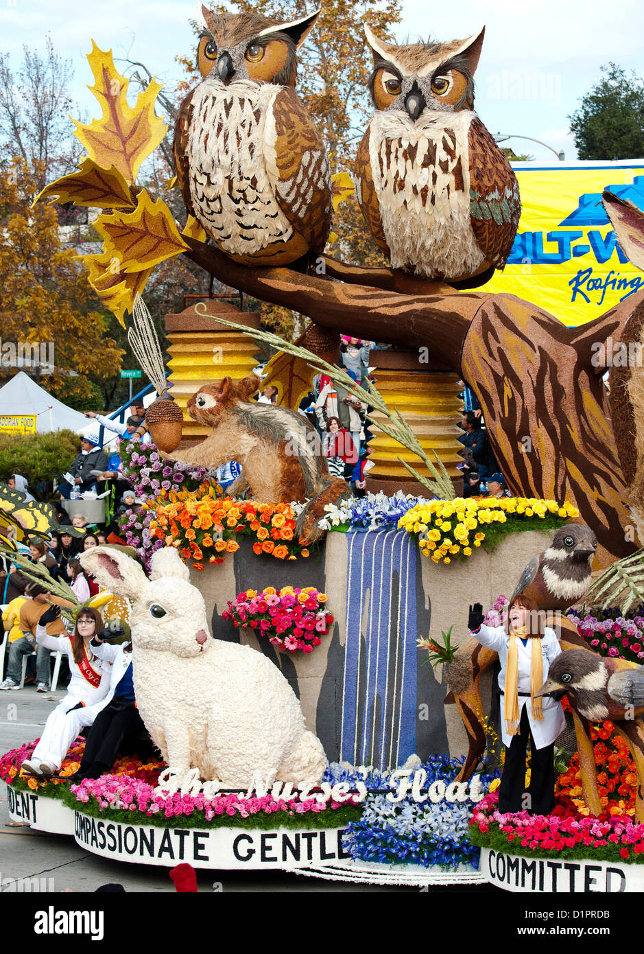 Craftsman Award winner The Nurses' Float "A Healing Place" during the ...