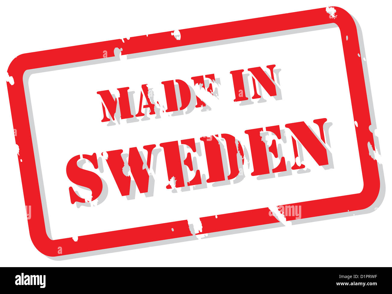 Made in sweden graphic Cut Out Stock Images & Pictures - Alamy