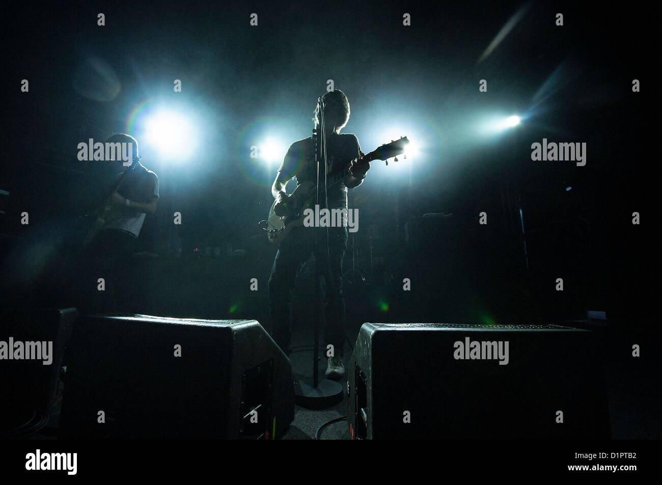 Ash perform at Concorde 2, Brighton, 1st May 2010. Persons Pictured ...