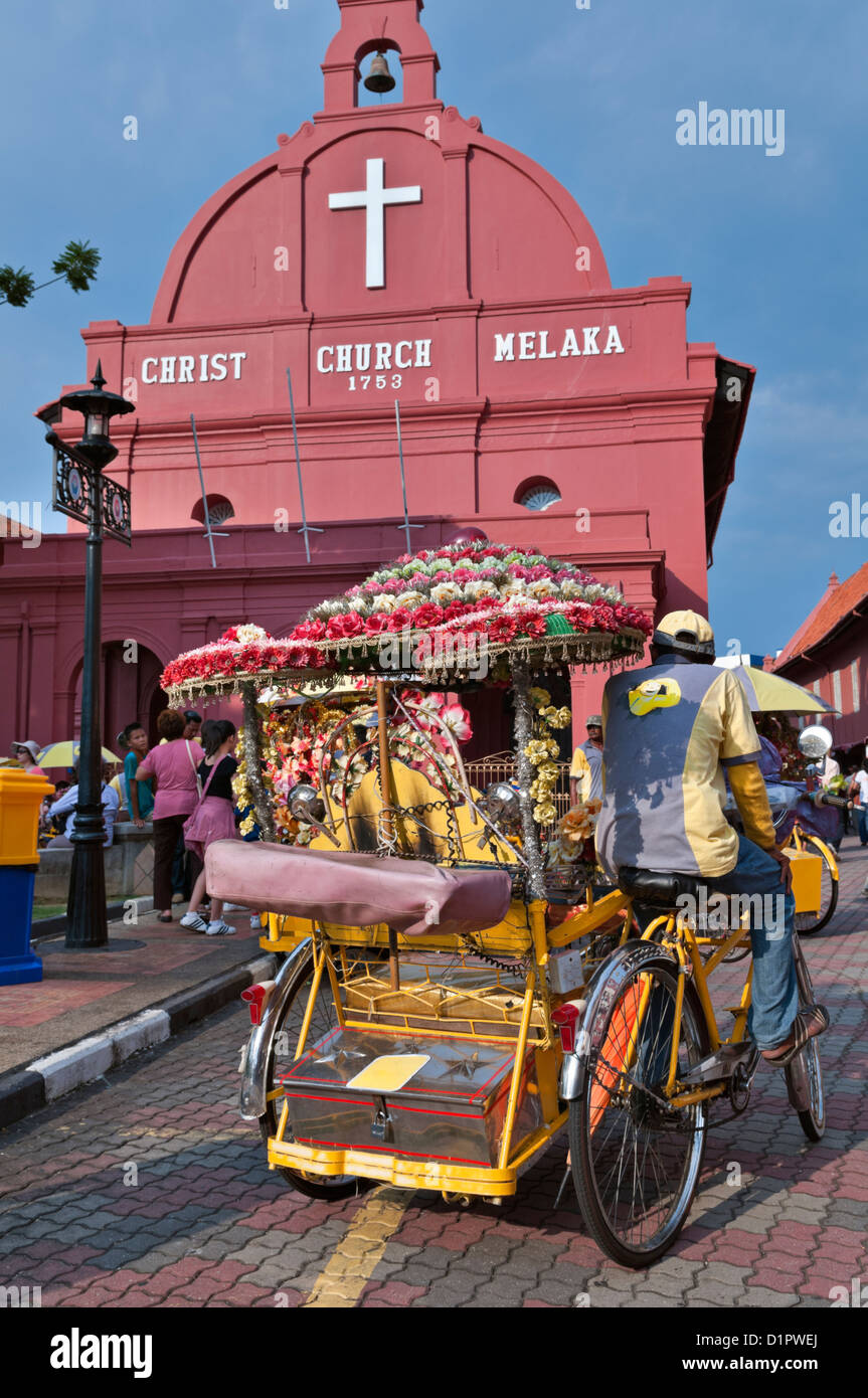 Rickshaw Town Square Malacca Melaka Malaysia Stock Photo - Alamy Rickshaw Town Square Malacca Melaka Malaysia Stock Photo - Alamy