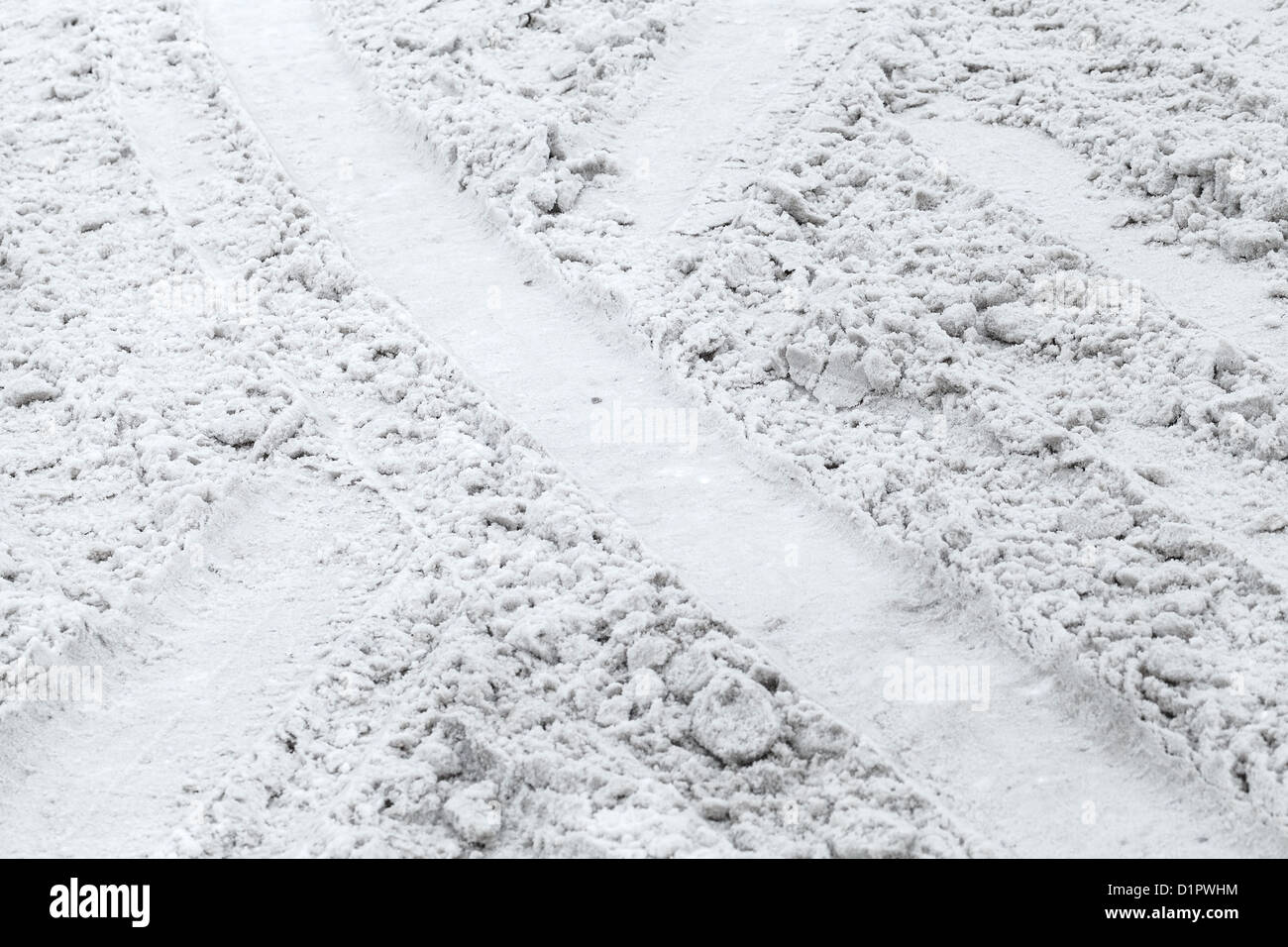 Background texture of road covered with wet snow Stock Photo - Alamy