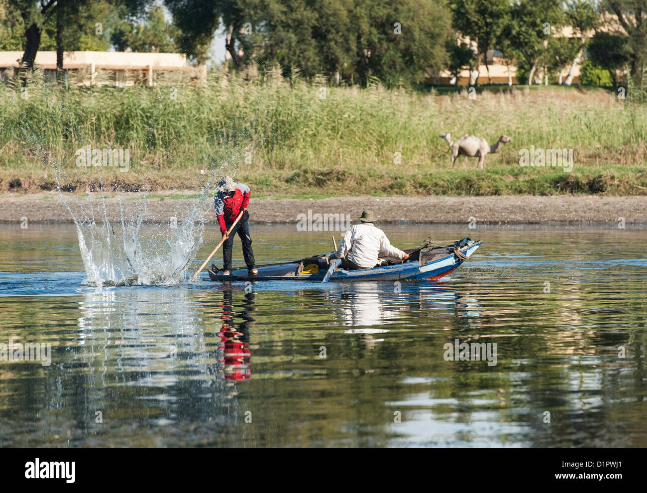 Fishing in nile river hi-res stock photography and images - Alamy