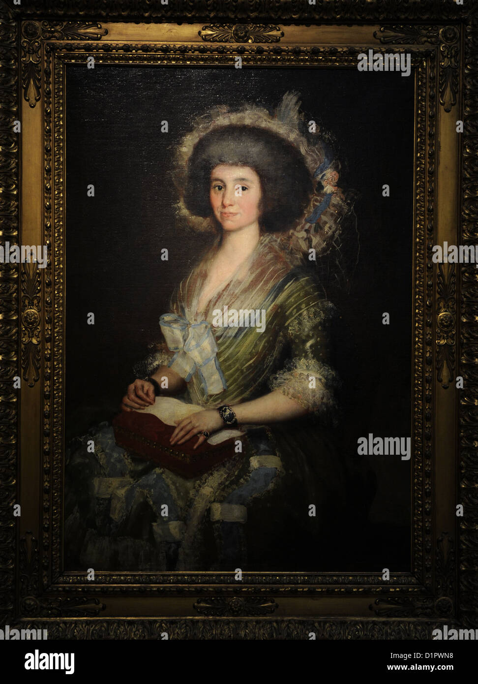 Francisco de Goya (1746-1828). Portrait of Manuela Camas y de las Heras ...