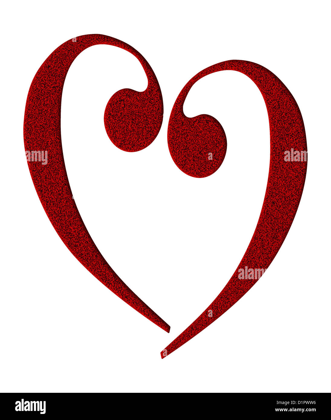 Two halves make one whole - partnership love concept Stock Photo - Alamy