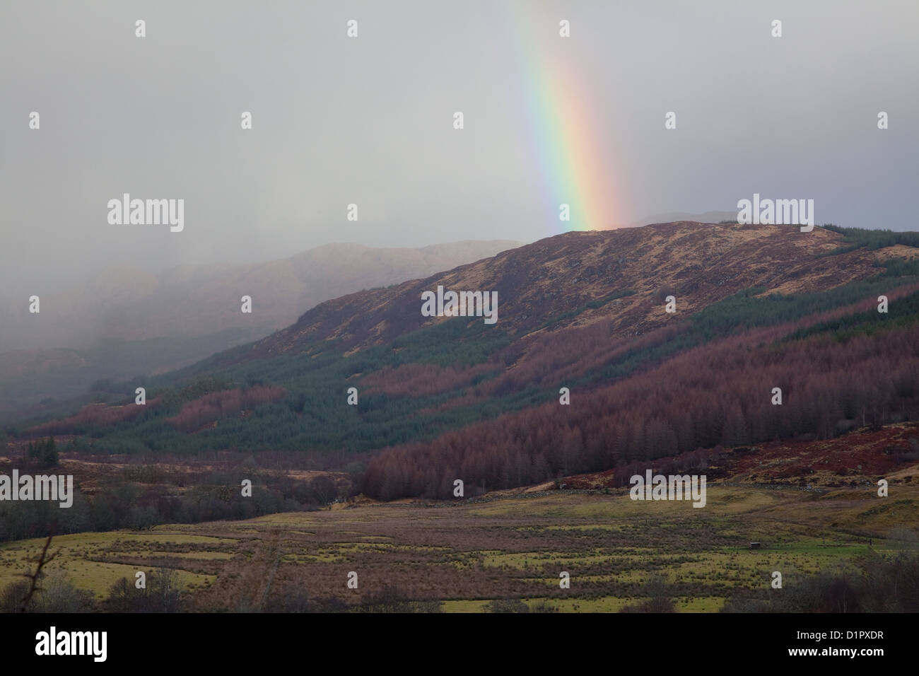 Scottish highlands rainbow hi-res stock photography and images - Alamy