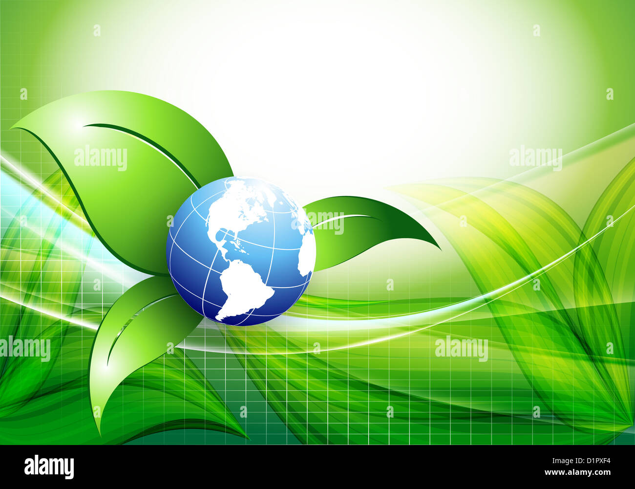 environmental concept background with globe Stock Photo - Alamy