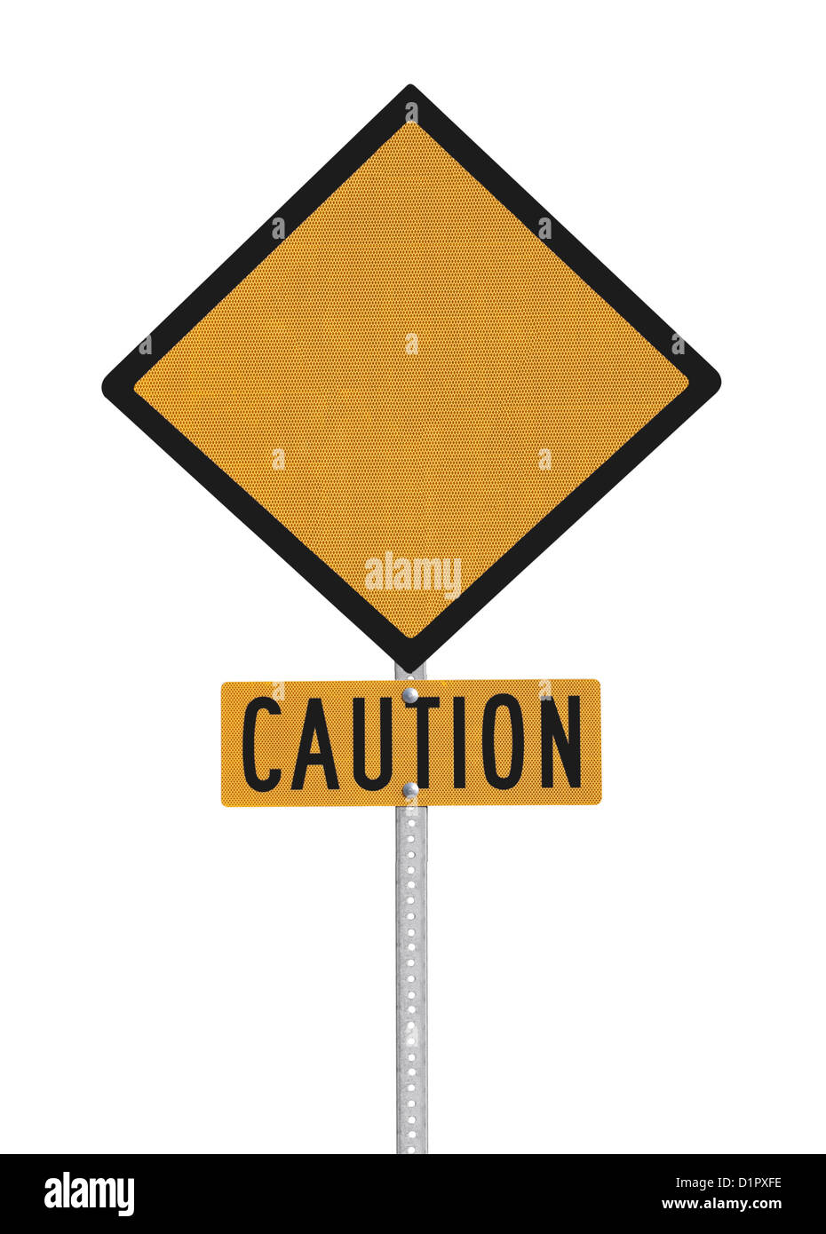 Blank Caution Sign Clipart