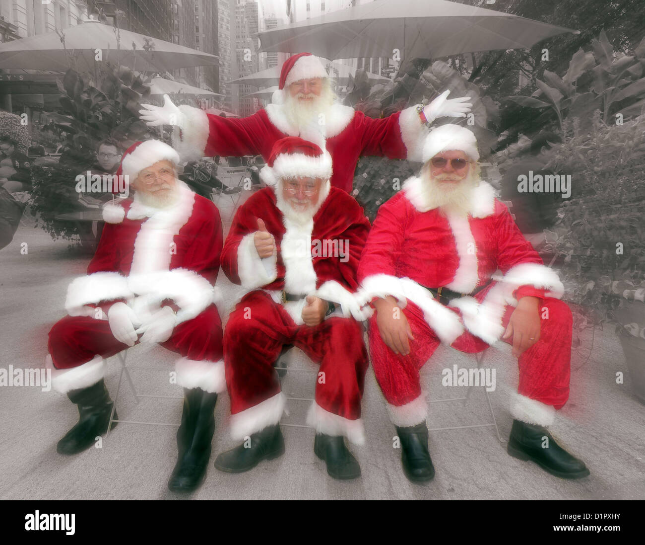 Unusual santas hi-res stock photography and images - Alamy