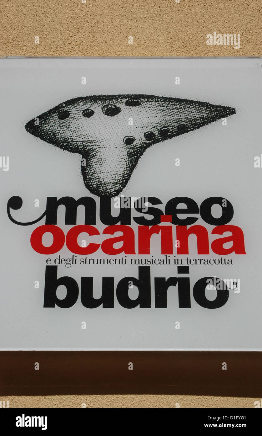 Budrio (Bologna, Italy), Museo dell’Ocarina Stock Photo - Alamy