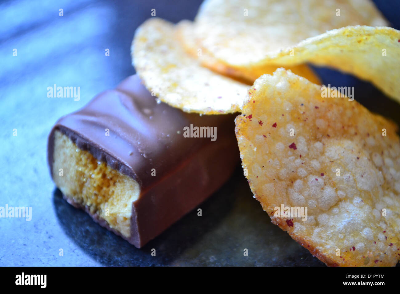 Crisps chocolate sweets hi-res stock photography and images - Alamy