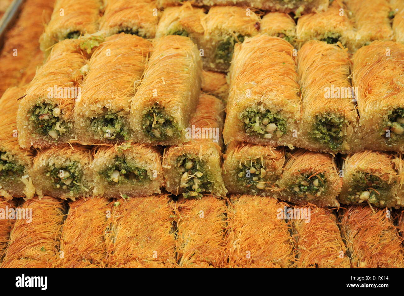 Baklava sweet pastries Photographed in Israel, Jerusalem Stock Photo ...