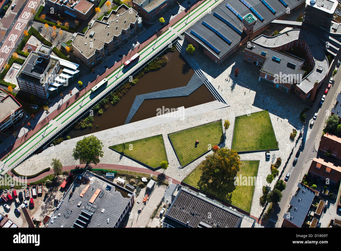 The Netherlands, Enschede, District called Roombeek, rebuilt after the ...