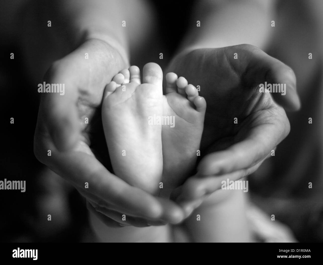 Girl mother legs Black and White Stock Photos & Images - Alamy