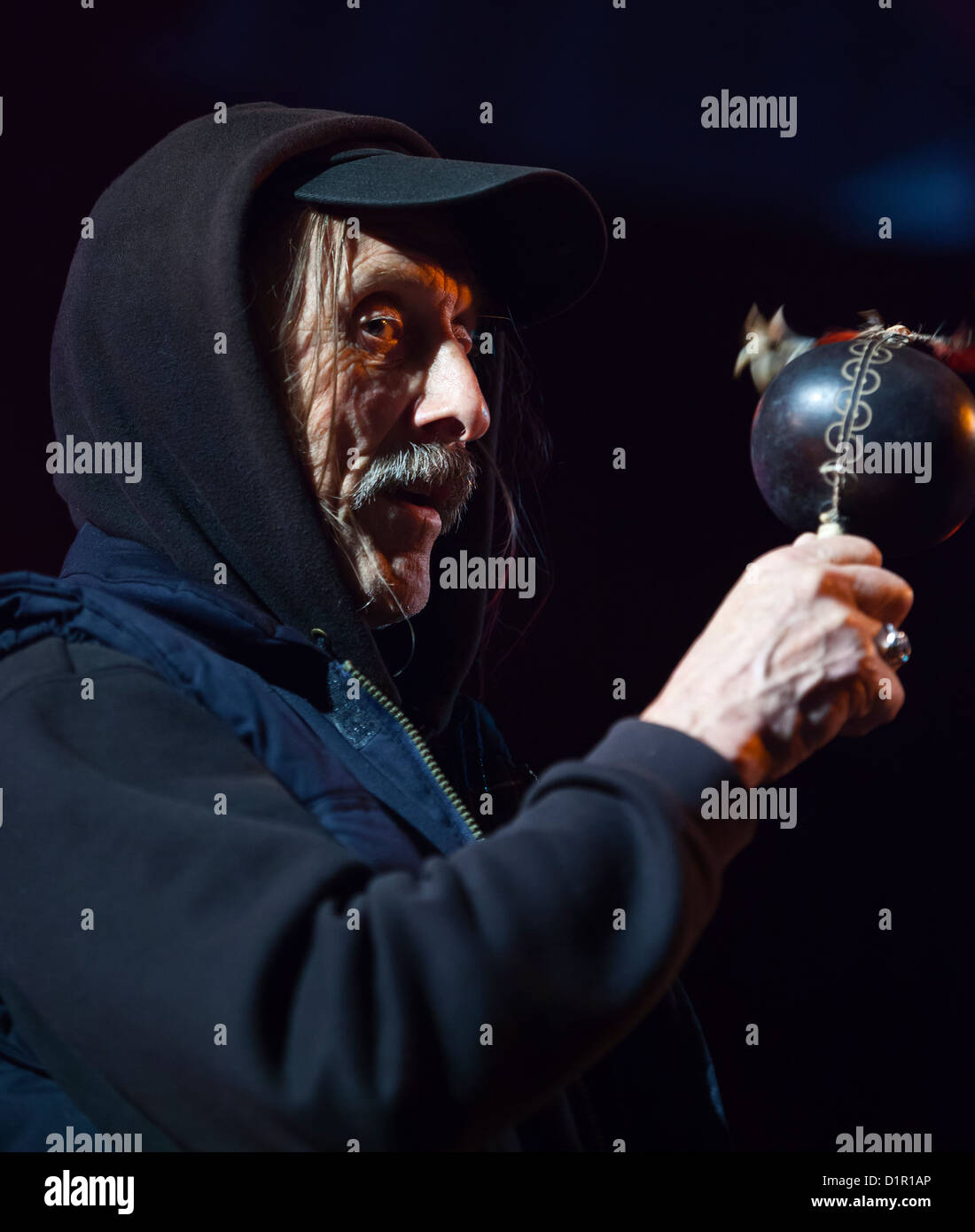 Dave Brock performing live with band Hawkwind at Brisfest 2012, Bristol ...