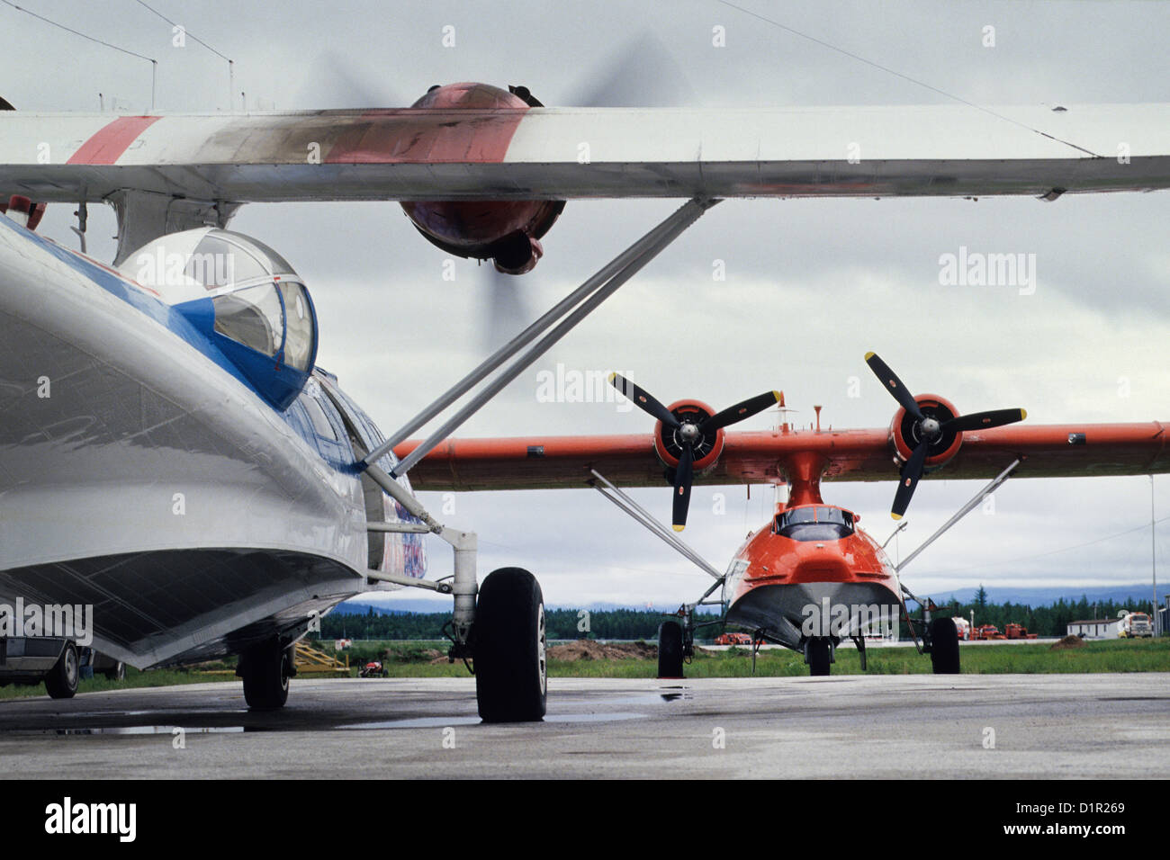 Canada, Newfoundland, St John's. Catalina PBY-5A hydroplane. Used to ...