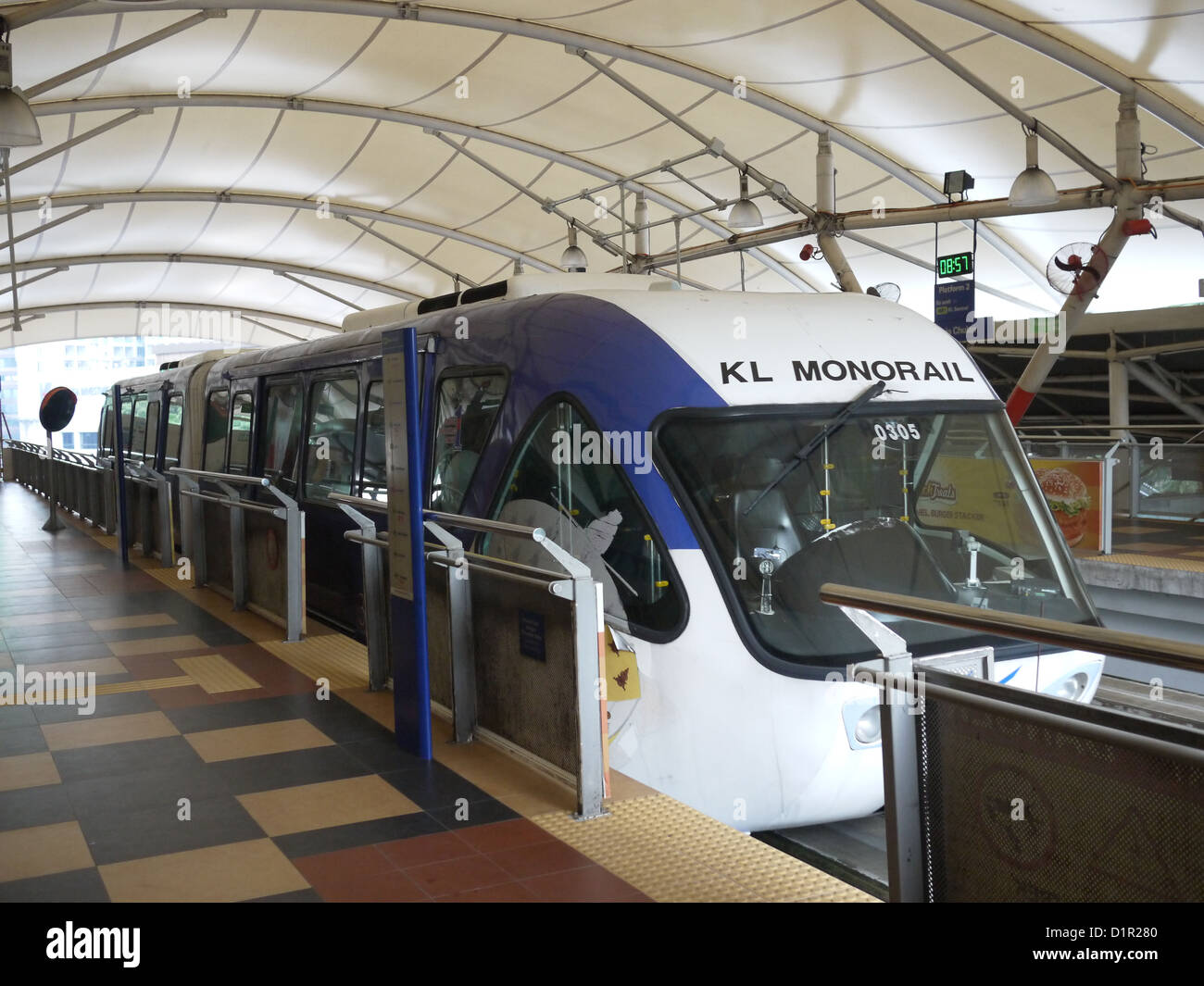 KL Monorail Malaysia Stock Photo - Alamy
