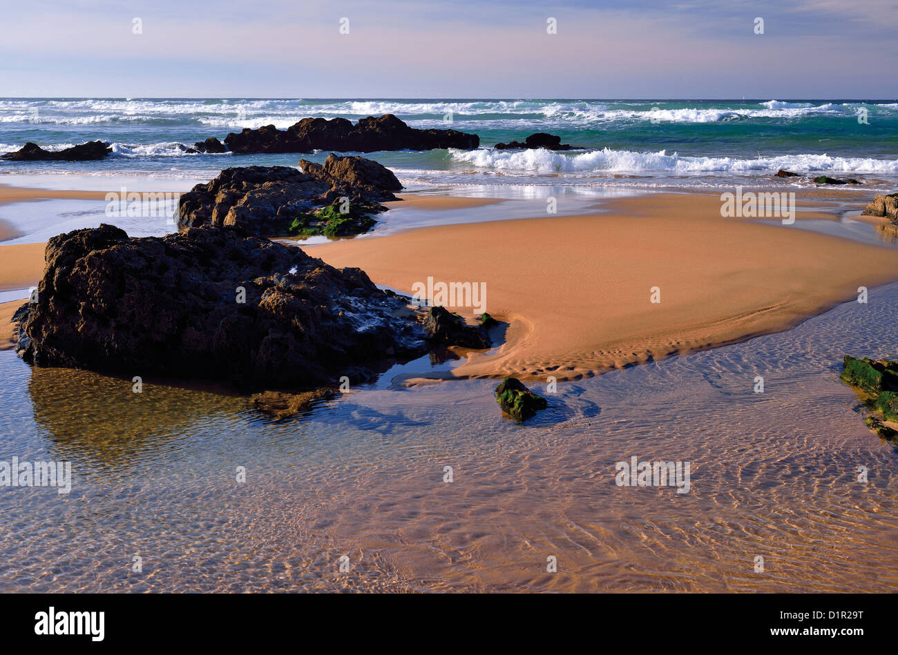 Praia da amoreira beach hi-res stock photography and images - Alamy