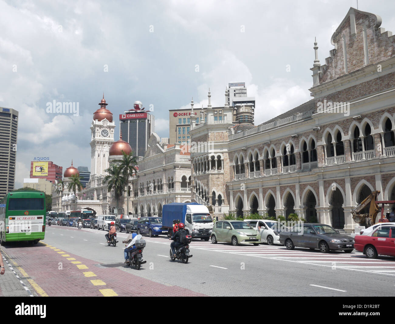 road traffic near Merdeka Square Stock Photo - Alamy