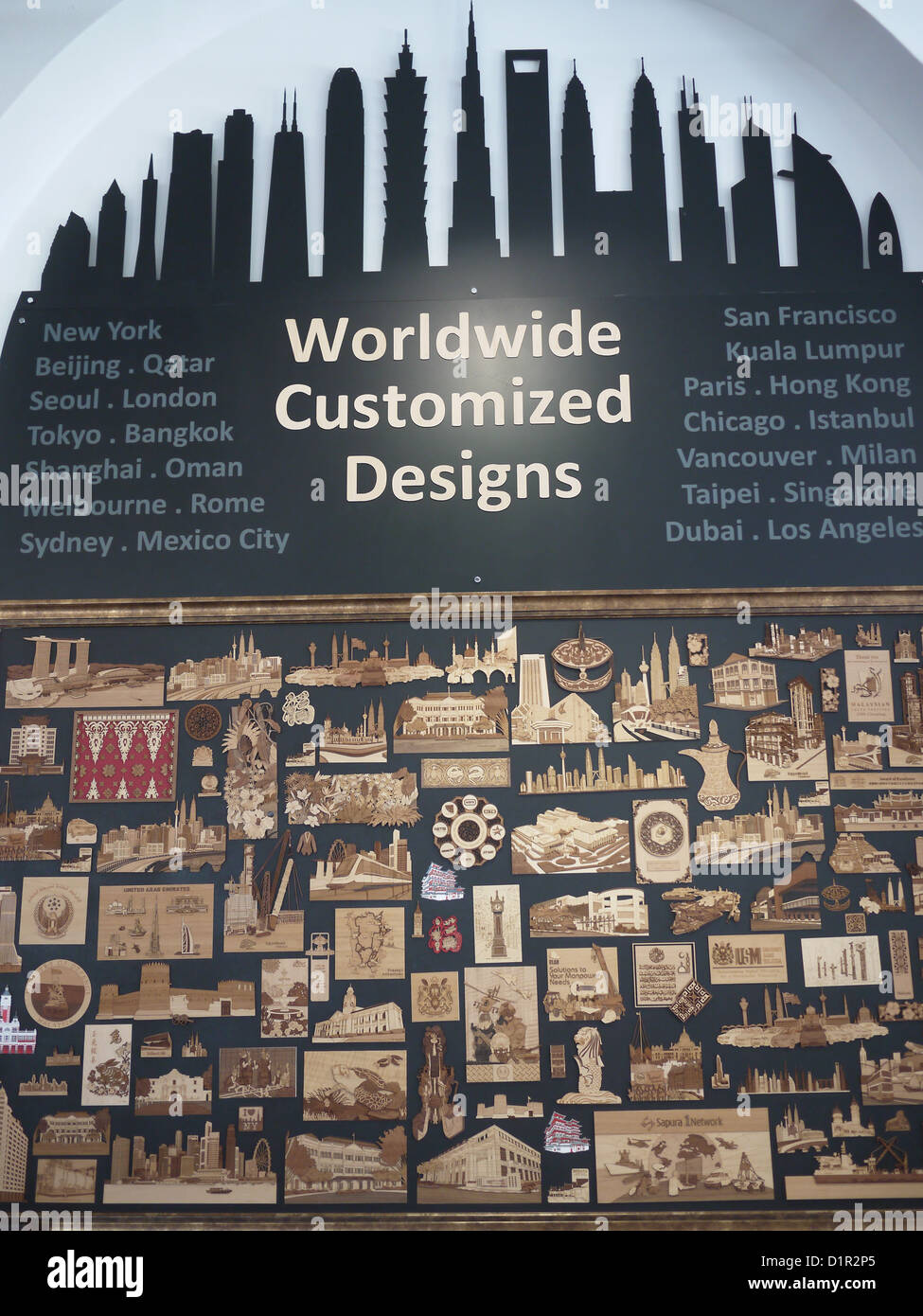 arch art world famous building models Stock Photo - Alamy