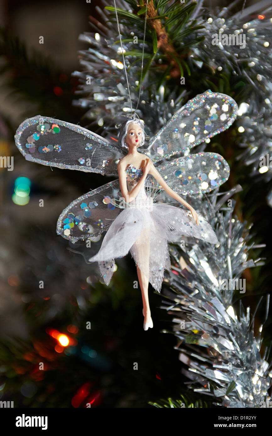Fairy christmas tree decoration Stock Photo - Alamy