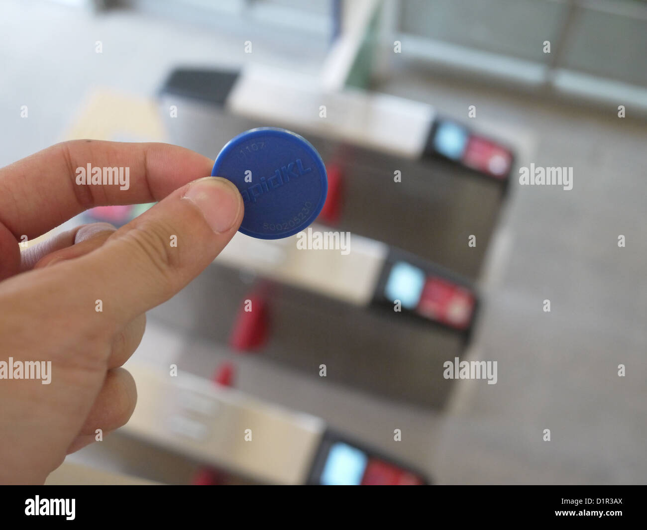 monorail ticket coin Kuala Lumpur Stock Photo - Alamy