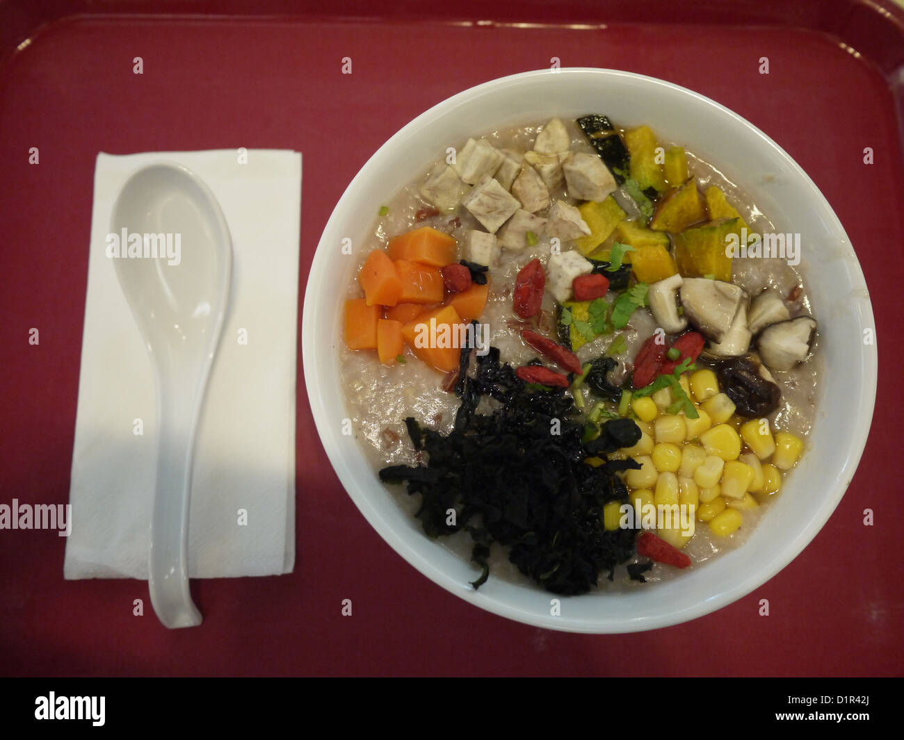 five grain congee healthy asian food Stock Photo - Alamy
