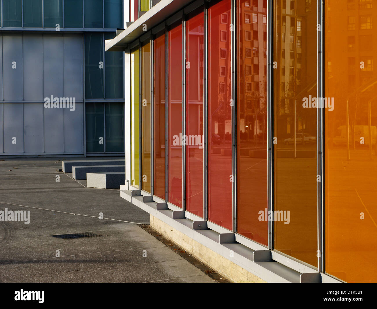 MUSAC - Coloured glass windows of the Museum of Contemporary Art - Leon ...