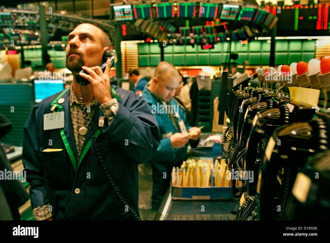 New York Board of Trade trading floor Stock Photo - Alamy