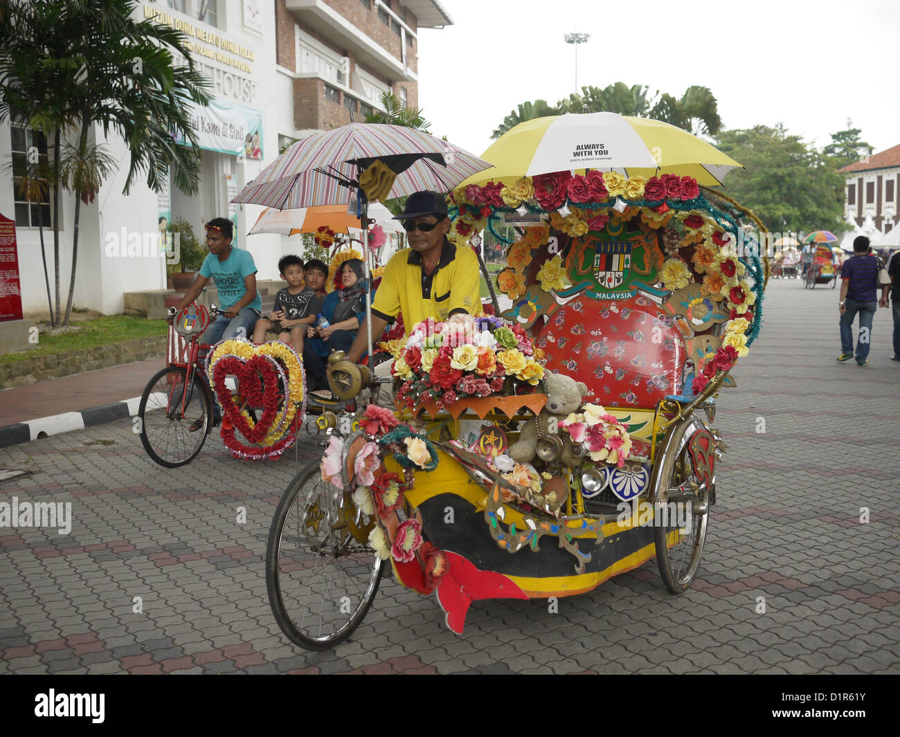 Trishaw tour hi-res stock photography and images - Alamy