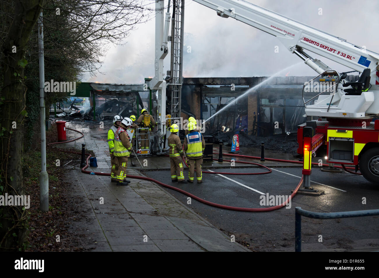 Triangle building after fire hi-res stock photography and images - Alamy