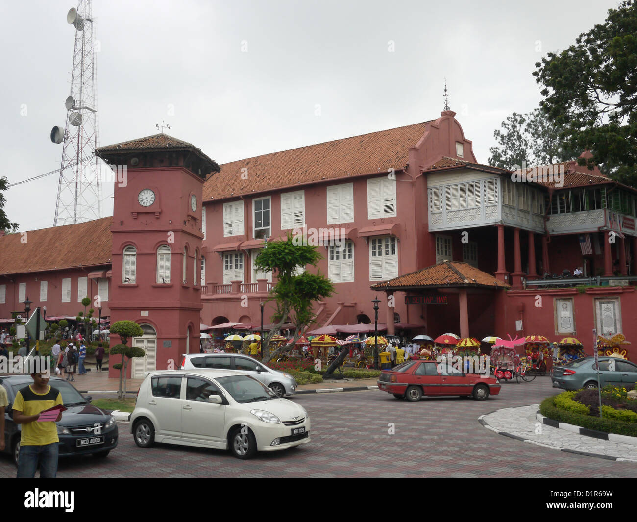 dutch square historic area Melaka Stock Photo - Alamy