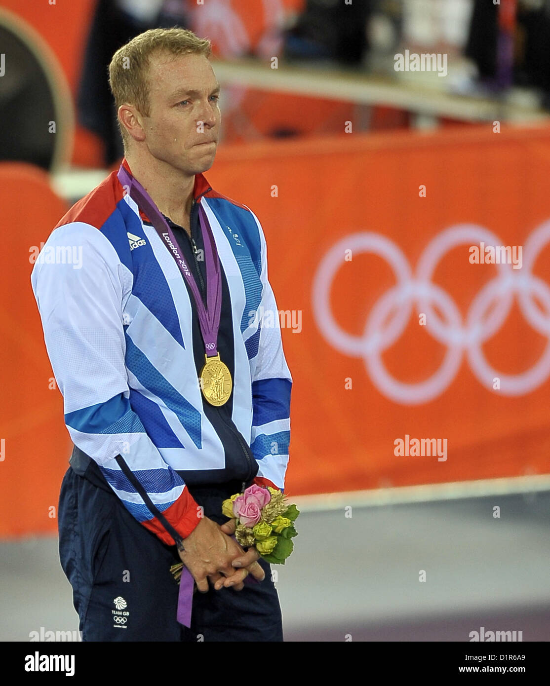 Flowers velodrome 30th olympiad keirin track cycling hi-res stock ...