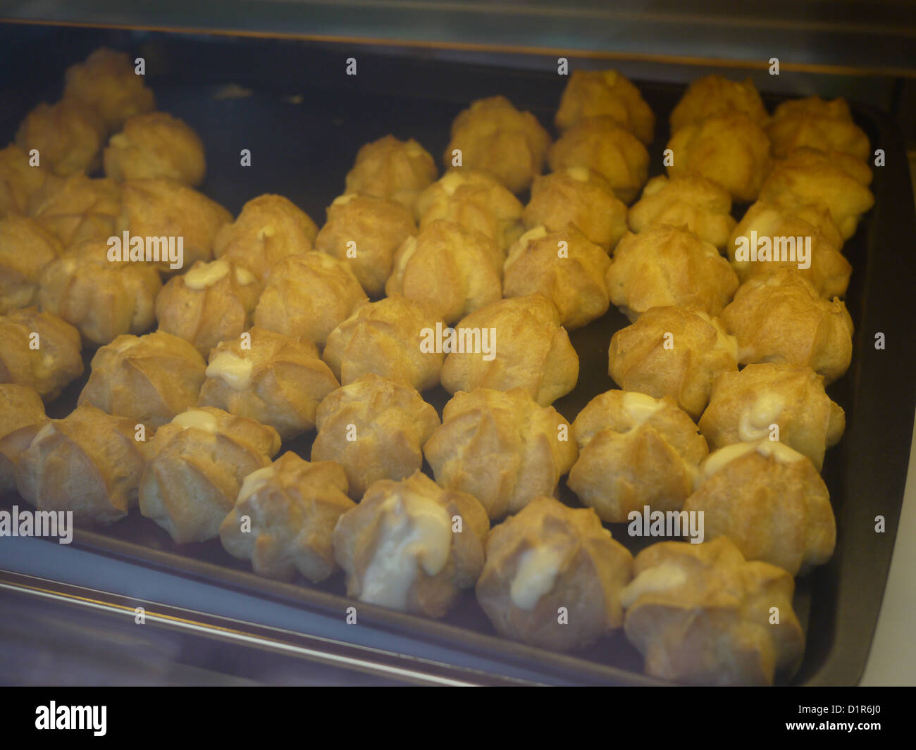 Durian Cream Puff Stock Photo - Alamy
