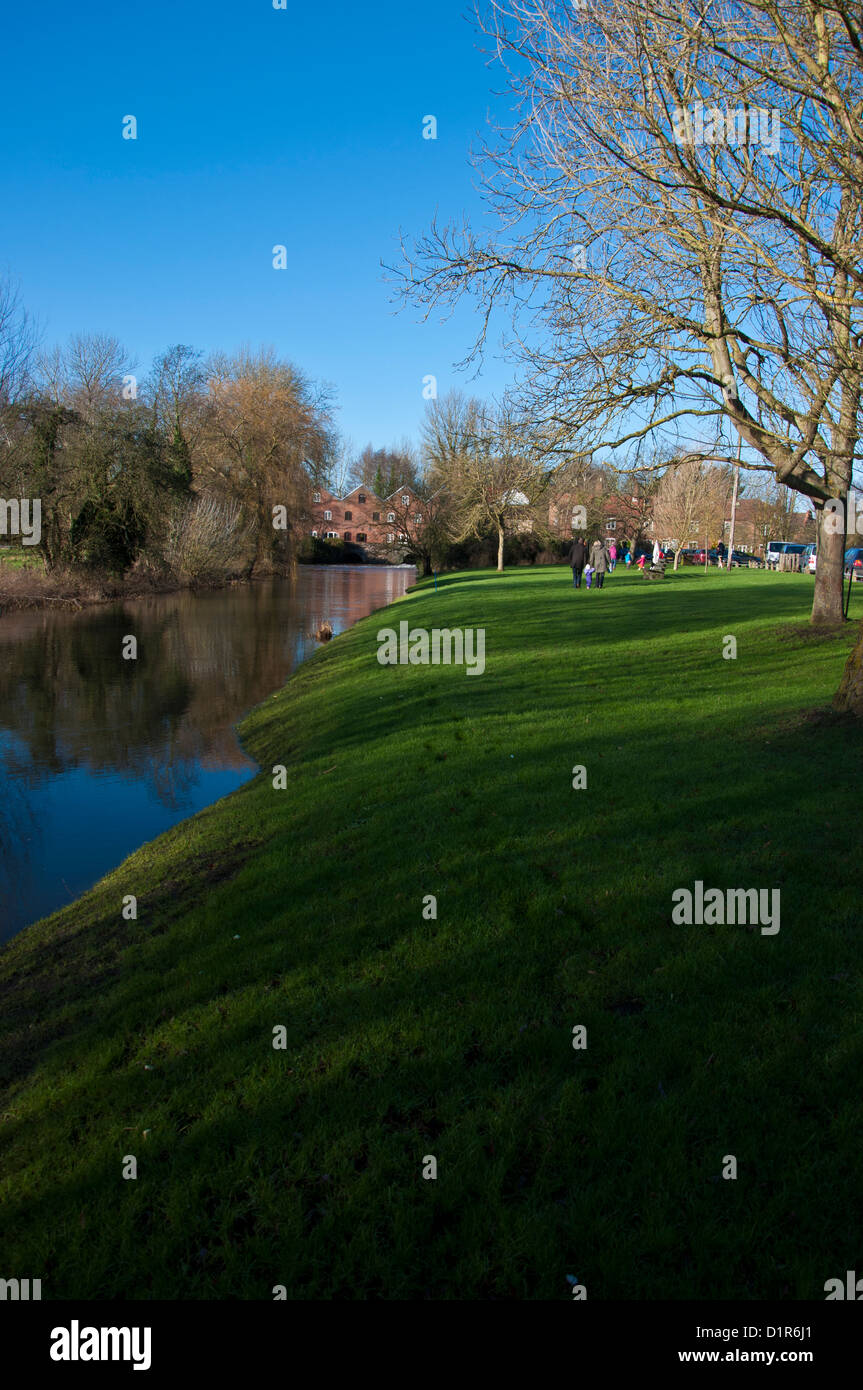River Yare in Bawburgh Norfolk Stock Photo - Alamy