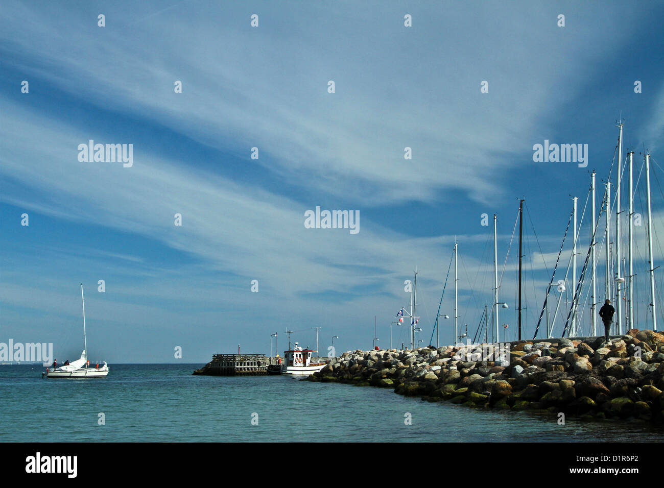 Denmark Harbour Scandinavia Vedbaek Vedbaek Boat Sjaelland Sjaelland ...