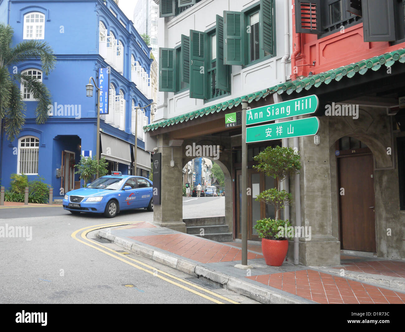 ann siang hill is the name of a one-way road located in Chinatown ...